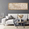 wall26 Neutral Beige Brush Framed Canvas Wall Art - Minimalist Modern ...