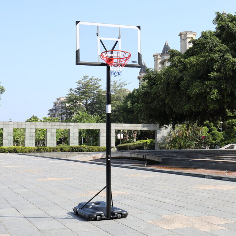 Rebuyhome 8-10 ft. Adjustable Height Metal Portable Full-Size ...