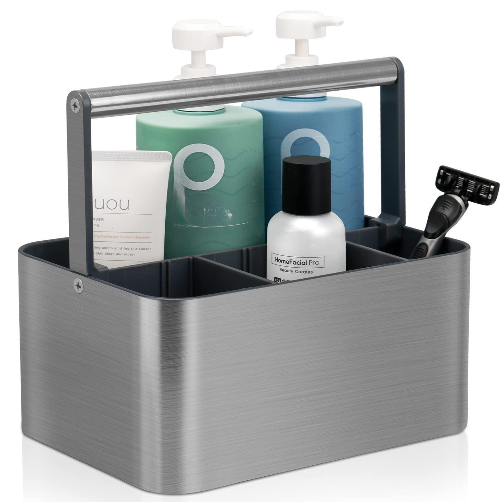 Rebrilliant Portable Shower Caddy Basket Bin With Handle And Adjustable ...