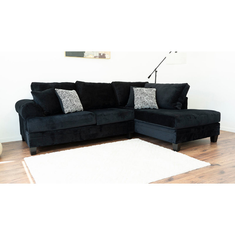 Mercer41 Rouchon 2 - Piece Upholstered Sectional | Wayfair