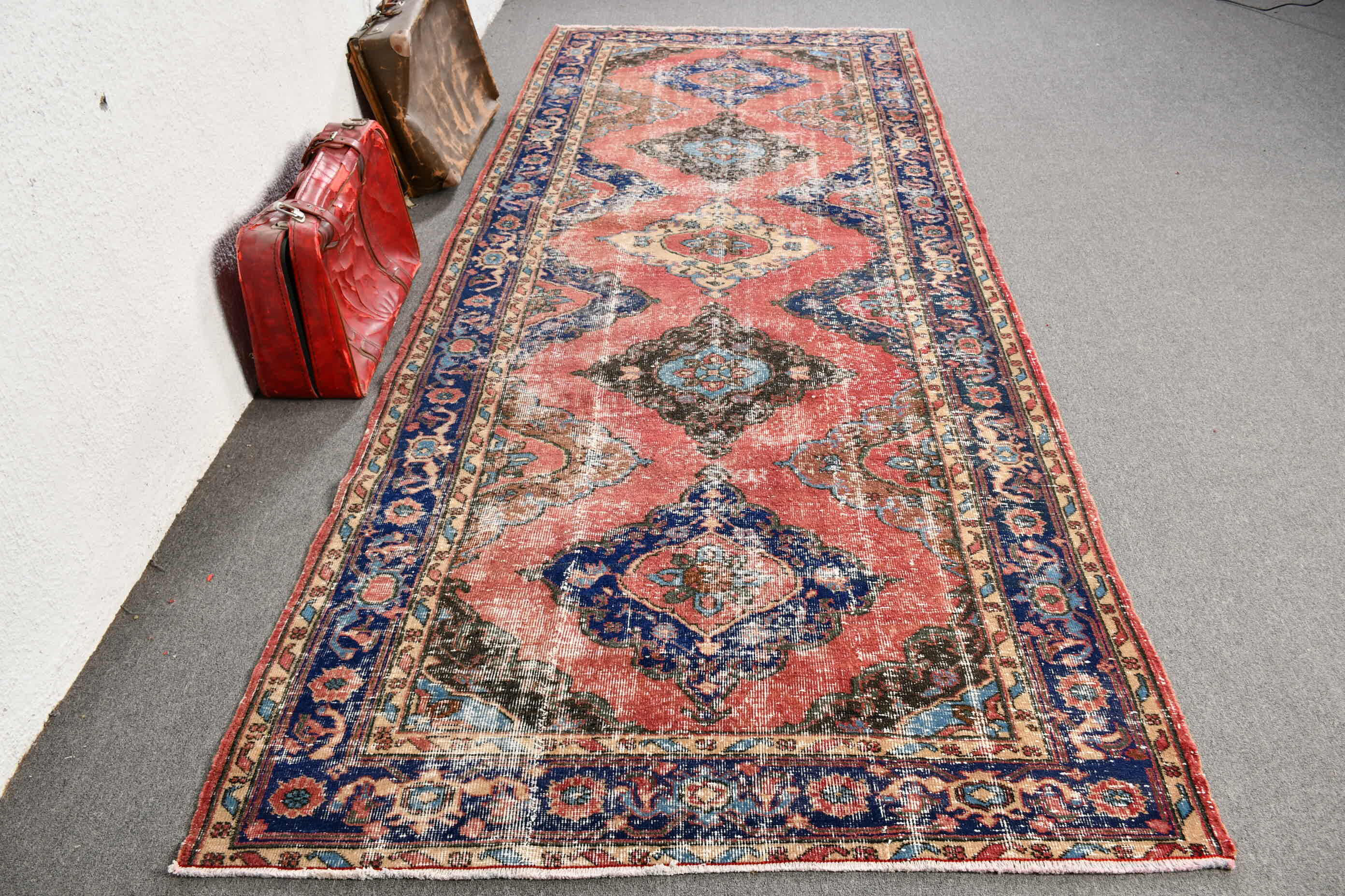 Bungalow Rose Traditional Red Turkish Rug Runner Perfect for Stairs and ...
