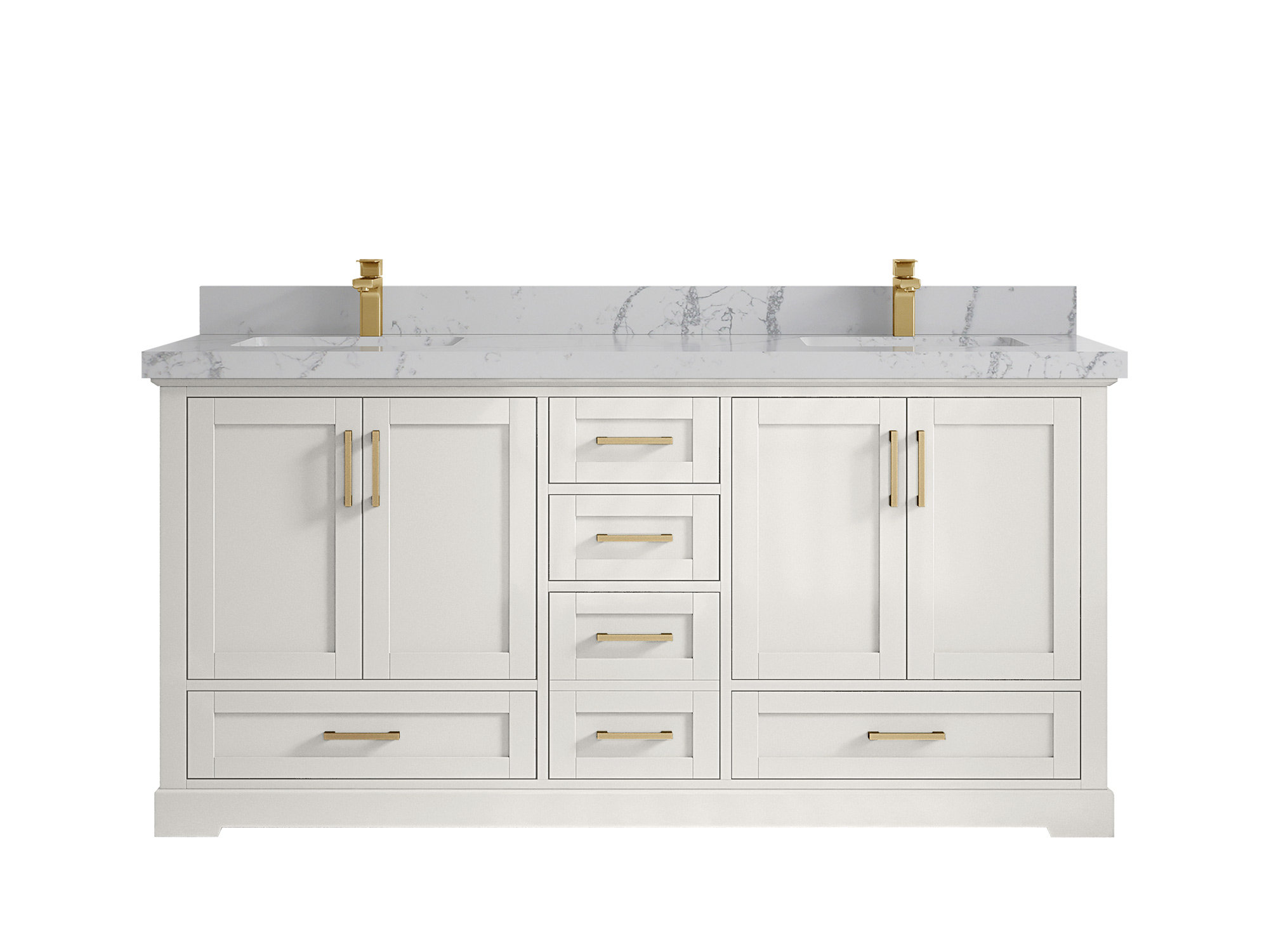 Willow Collections Boston 72 In. W X 22 In. D Double Sink Bathroom ...
