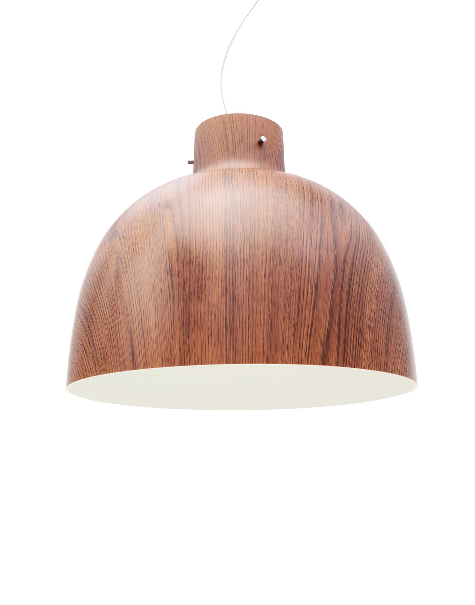 Kartell Bellissima Suspension Ceiling Lamp in Wood Finish Exterior and ...