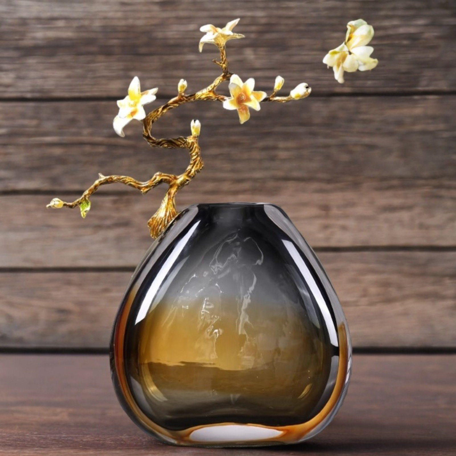 Bloomsbury Market High End Glass Vase Decoration, High-End Wine Cabinet ...