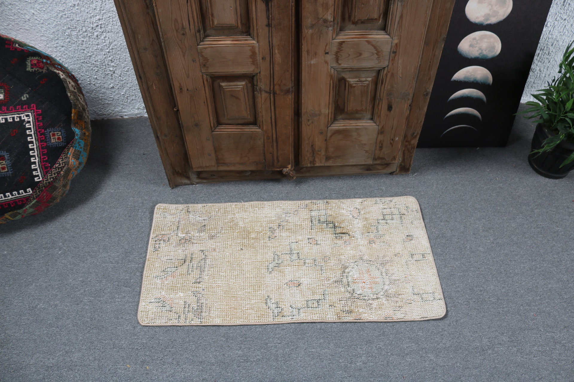 Astoria Grand Unique Handwoven Vintage Turkish Door Mat – Bohemian Home ...