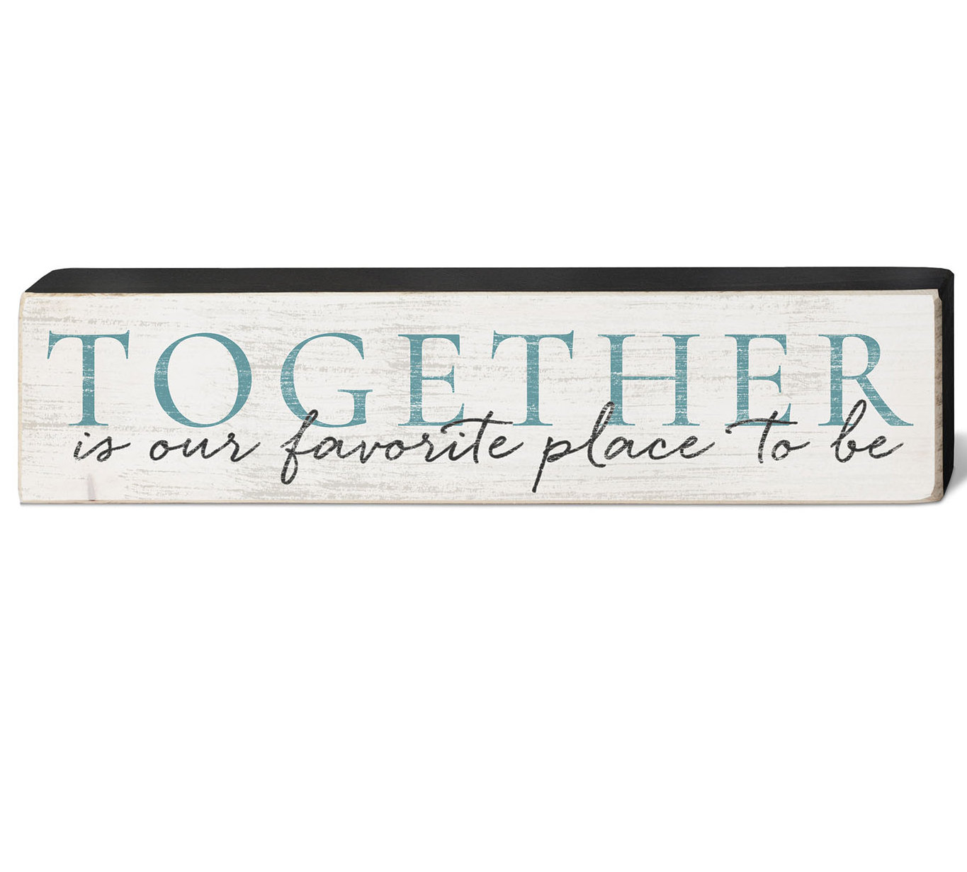 Winston Porter Sacha Rustic Wisdom Wood Blocks Together & Reviews | Wayfair