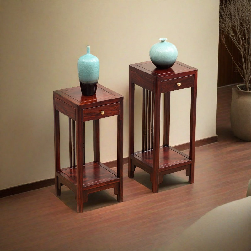 dujinlong home Solid Wood Stand with Mortise - Tenon Structure ...