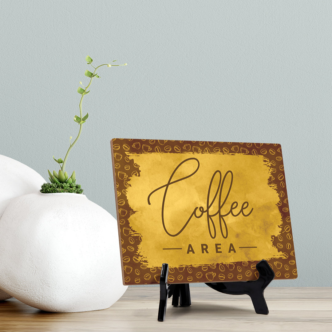 Signs ByLITA Coffee Area Table Sign | Wayfair