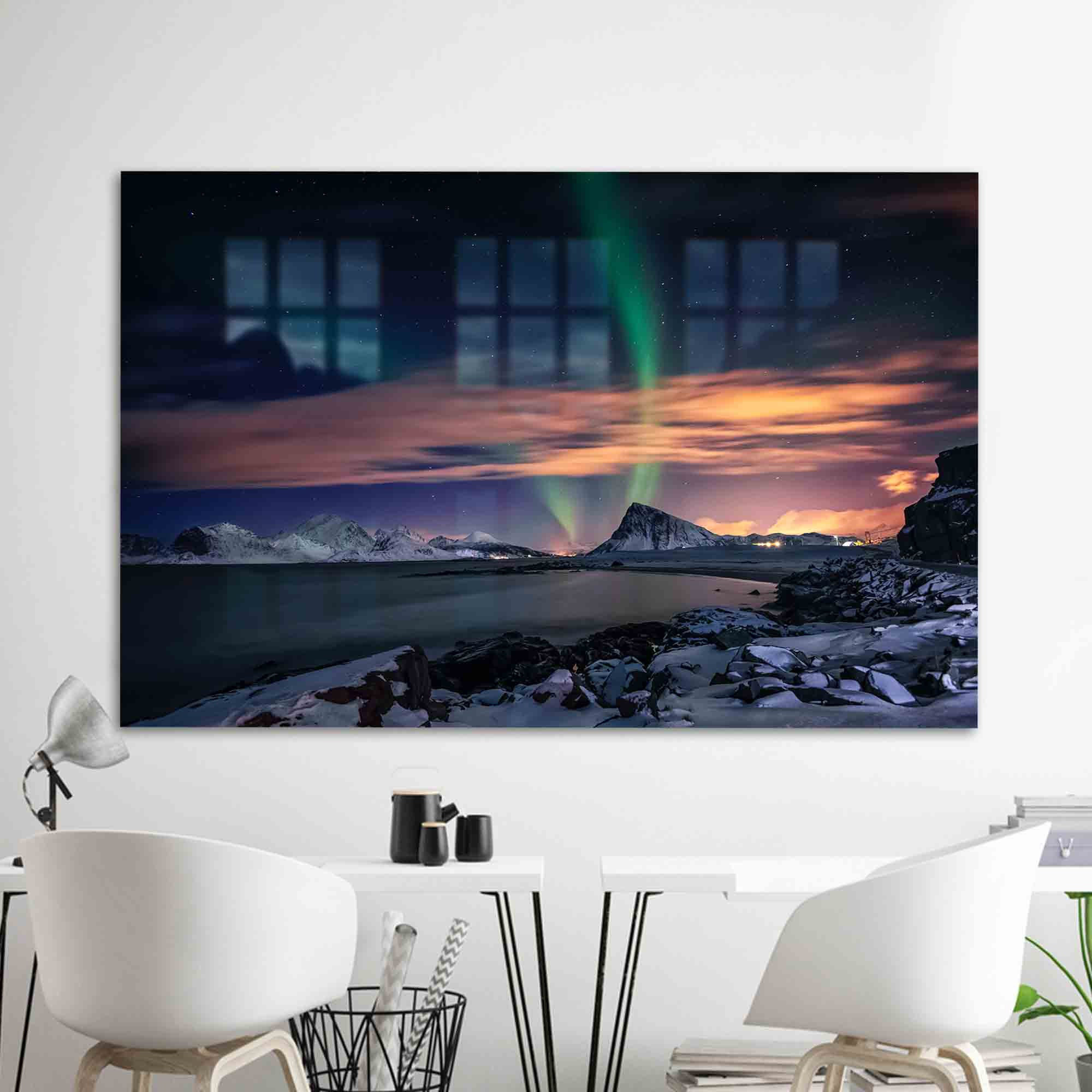 Millwood Pines Stunning Tempered Glass Wall Art Featuring a Colorful ...
