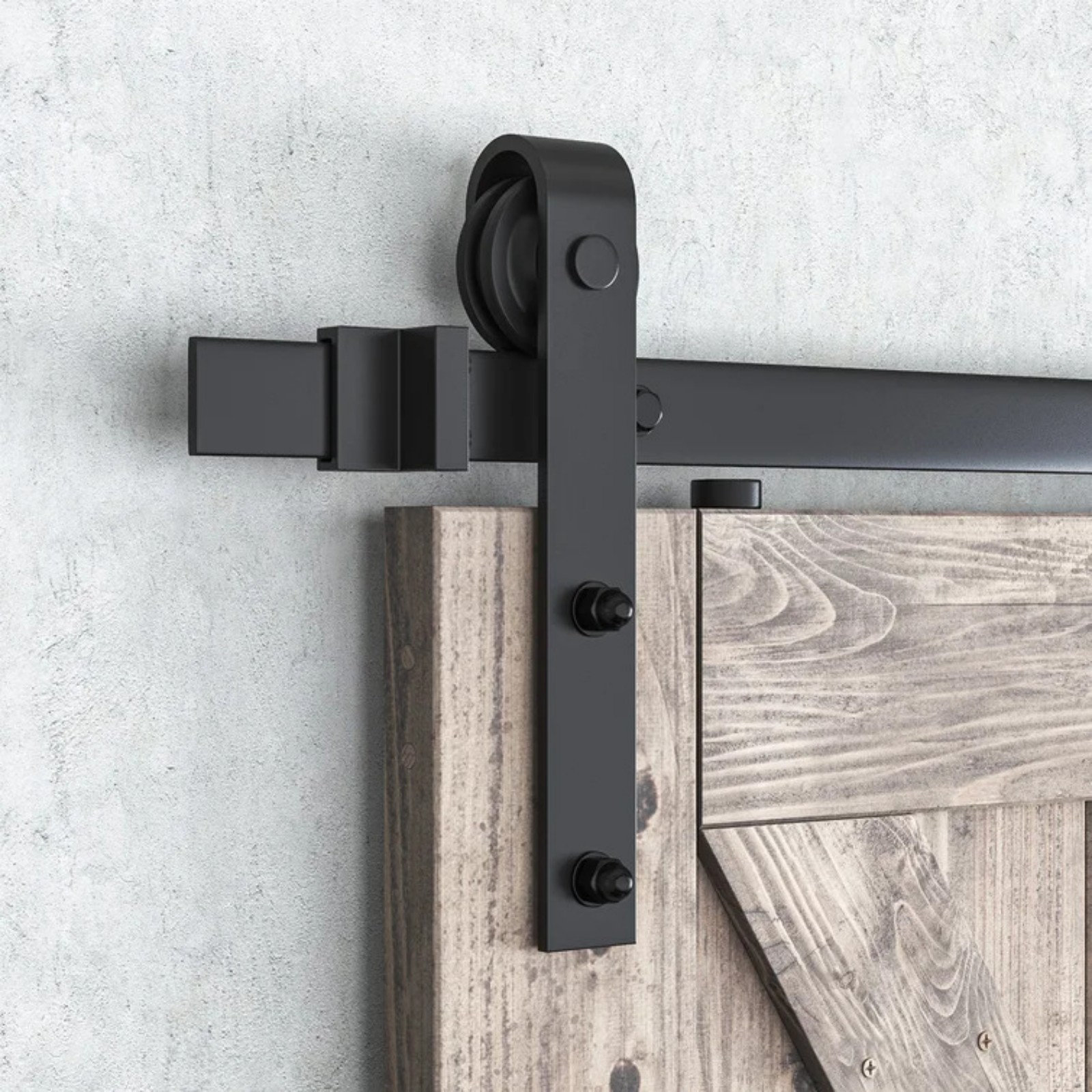 LDB_BUILDING Standard Single Door Barn Hardware Kit (Not Include Door) & Reviews | Wayfair