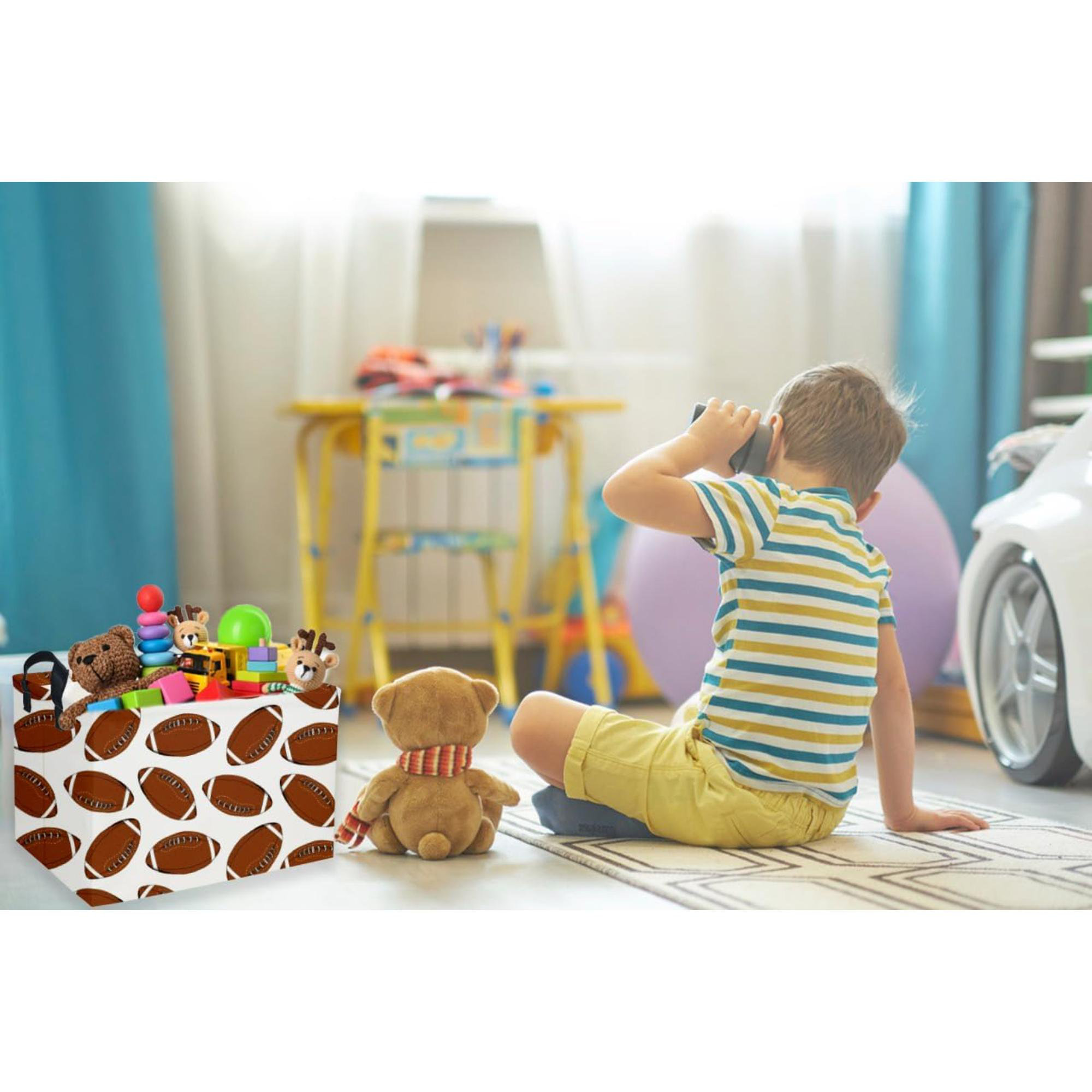 Lark Manor™ Rectangular Football Basket,Kids Baskets For Kids ...