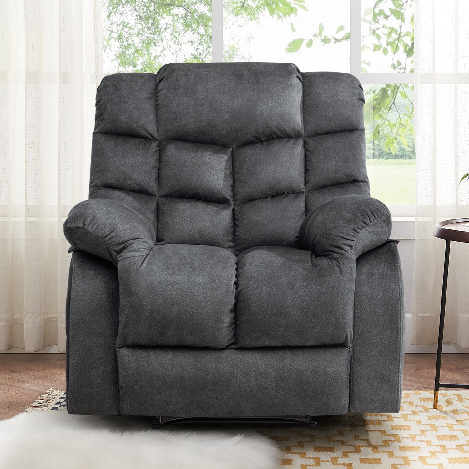 Ebern Designs Single Recliner Chairs For Living Room Overstuffed ...