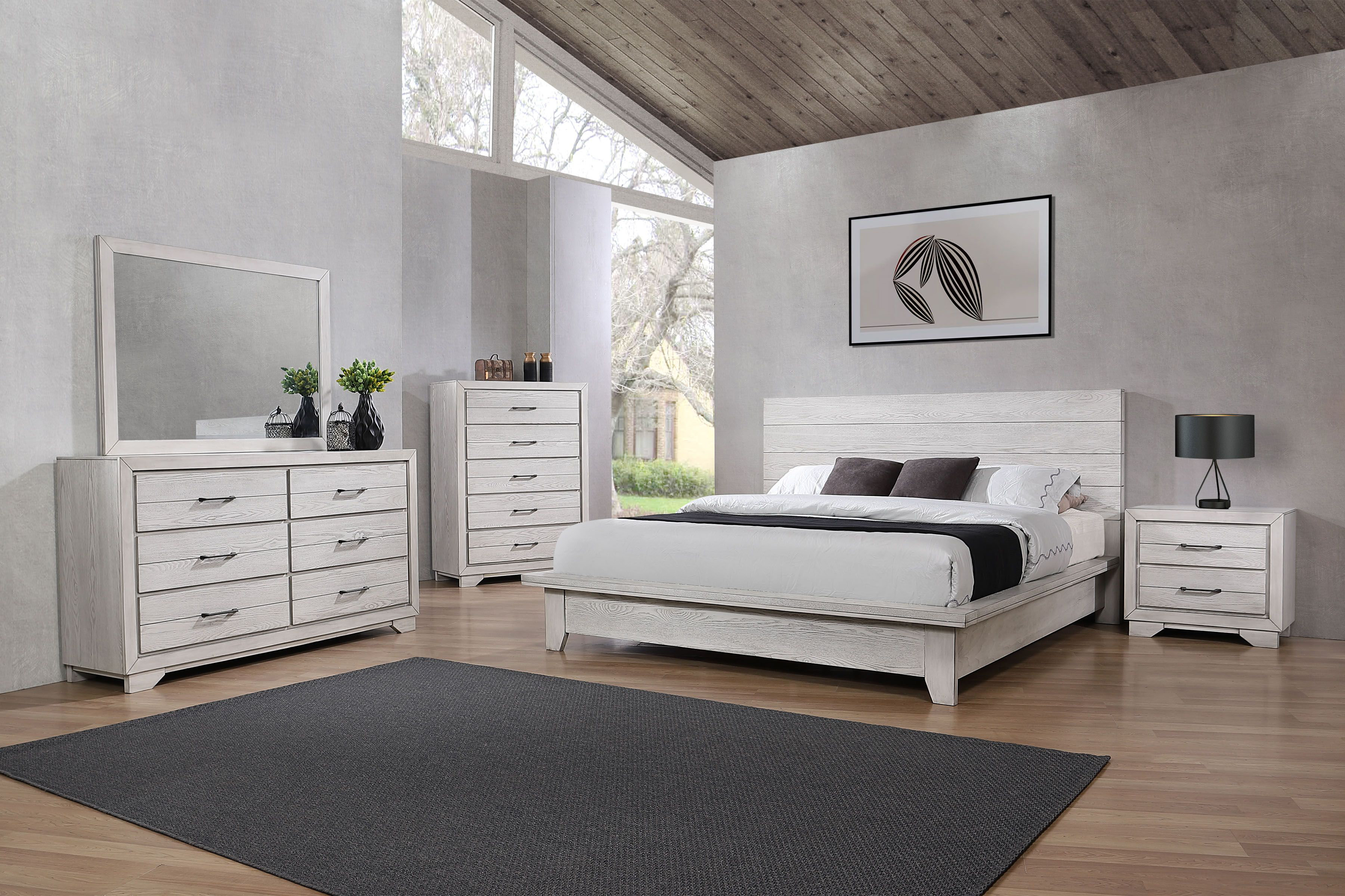 Red Barrel Studio® 5-1_Sarah Platform Bedroom Set | Wayfair