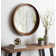 Birch Lane™ Round Wall Mirror with Shelves & Reviews | Wayfair
