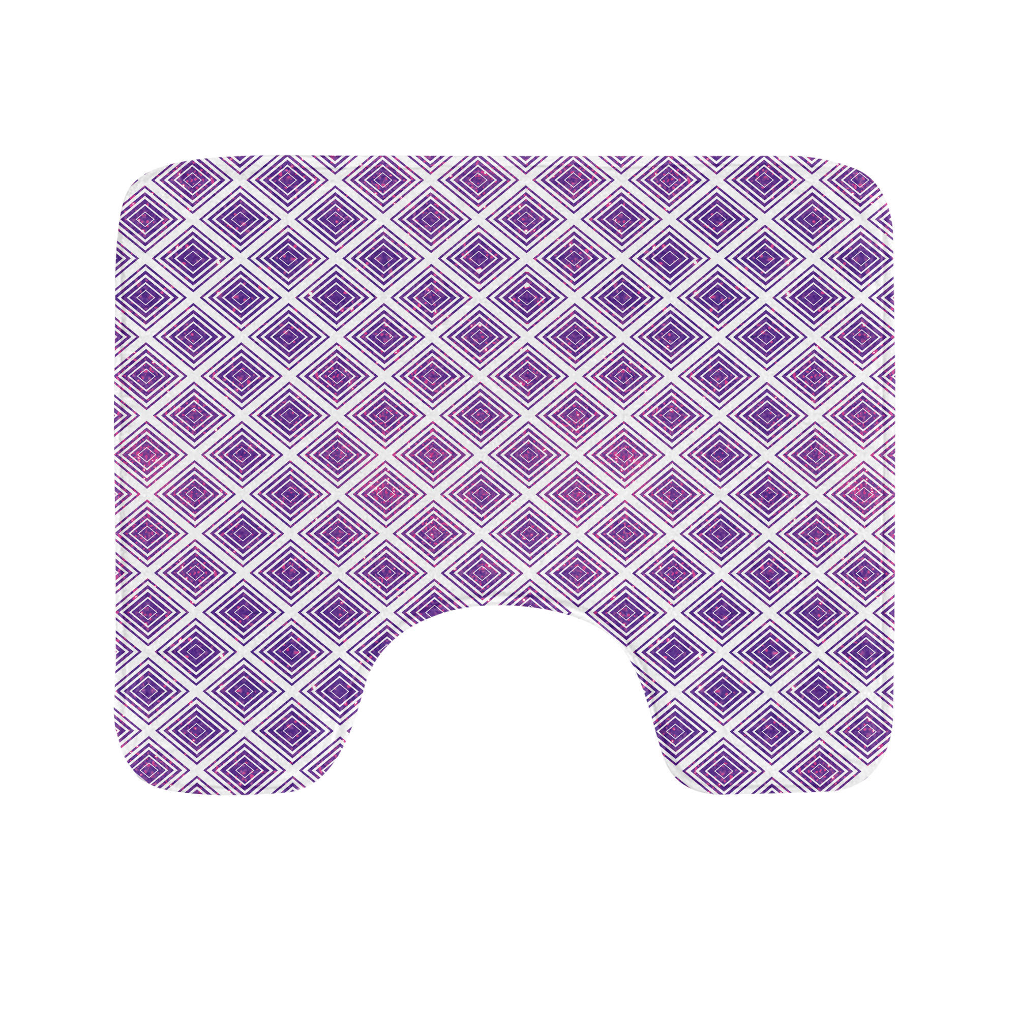 Ophelia & Co. Purple Toilet Mat U-Shape Bathroom Rug 20" x 16" Violet ...