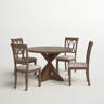 Sand & Stable™ Steph Solid Wood Dining Set & Reviews | Wayfair