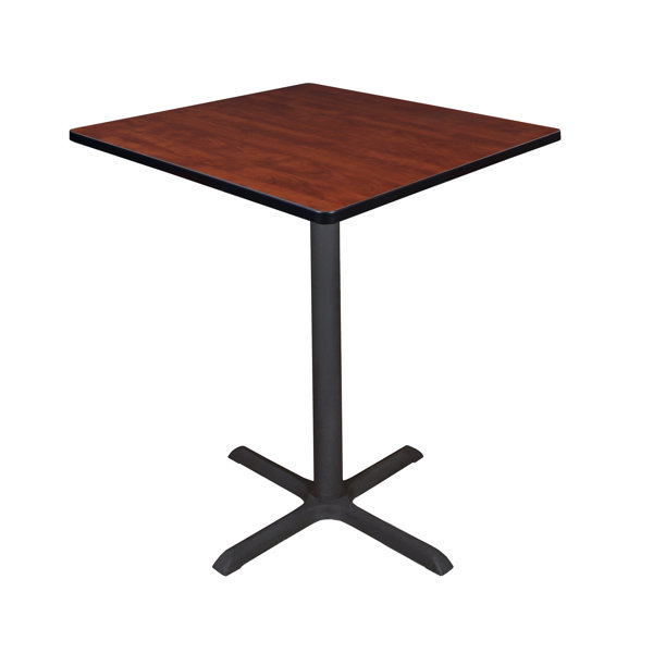Regency Cain Square X-Base Cafe Table | Wayfair