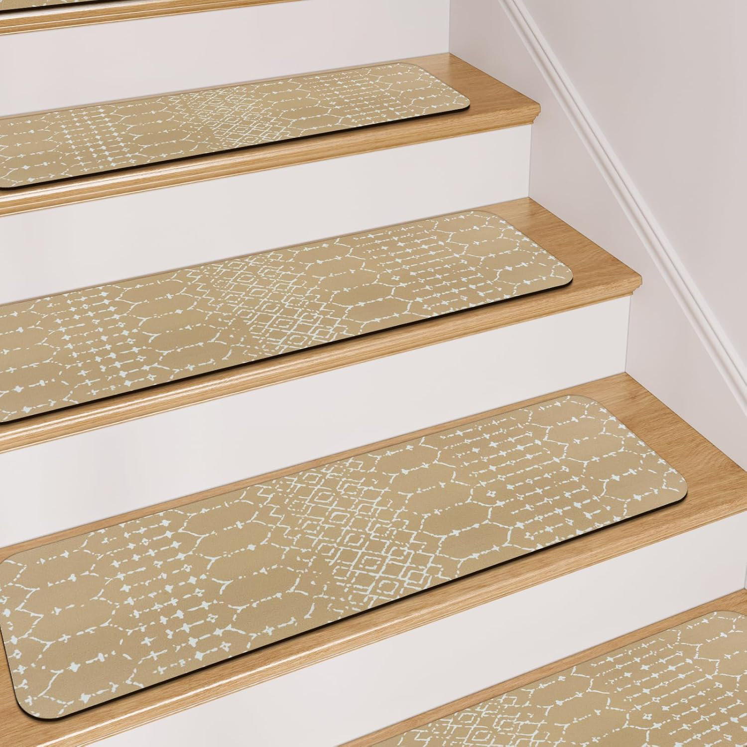Foundry Select Stair Treads For Wooden Steps Indoor Non-Slip Carpet ...
