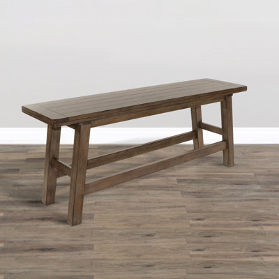 Millwood Pines Solid Wood Bench | Wayfair