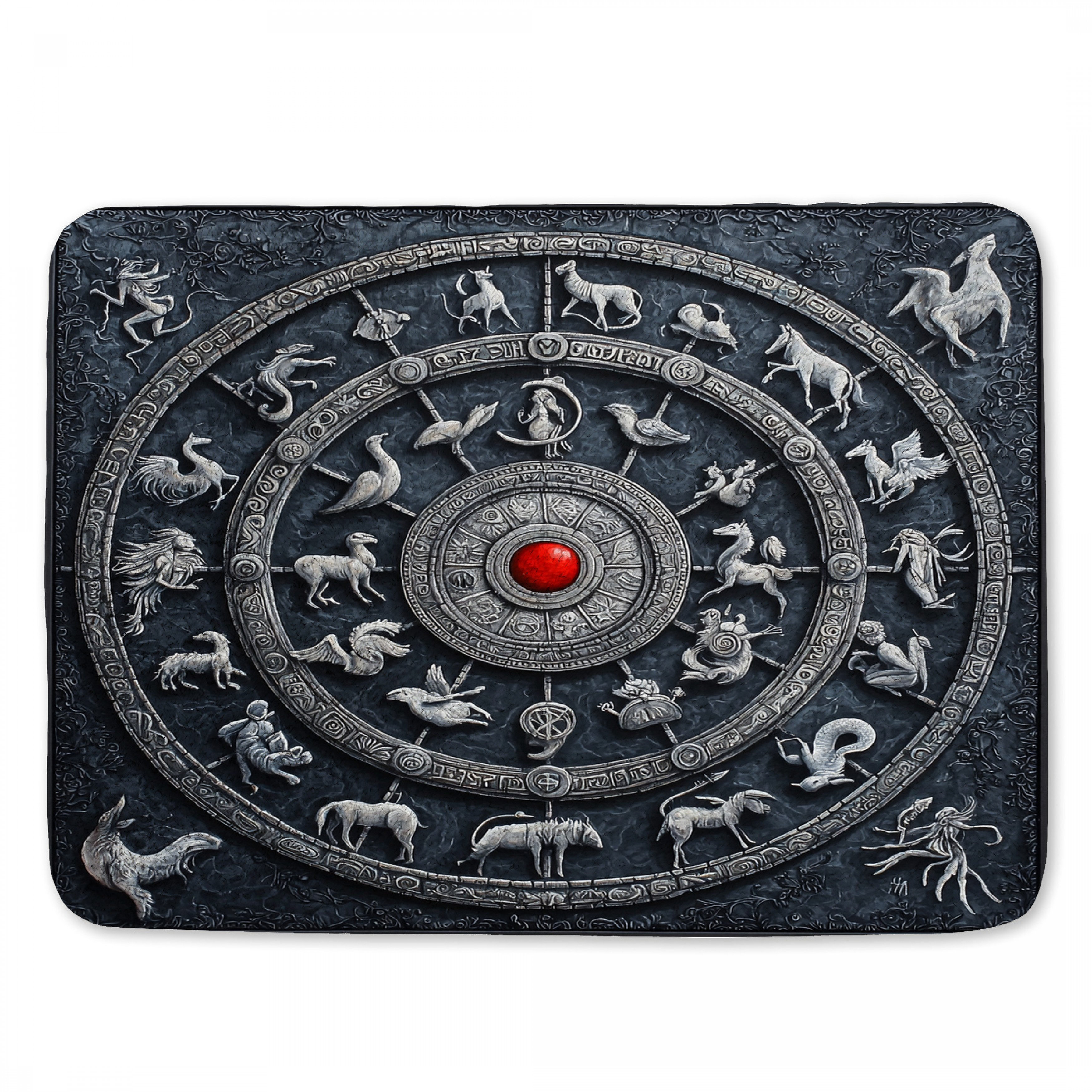 Dakota Fields Zodiac Symbols Bath Mat Mythical Bathroom Decor Gothic ...