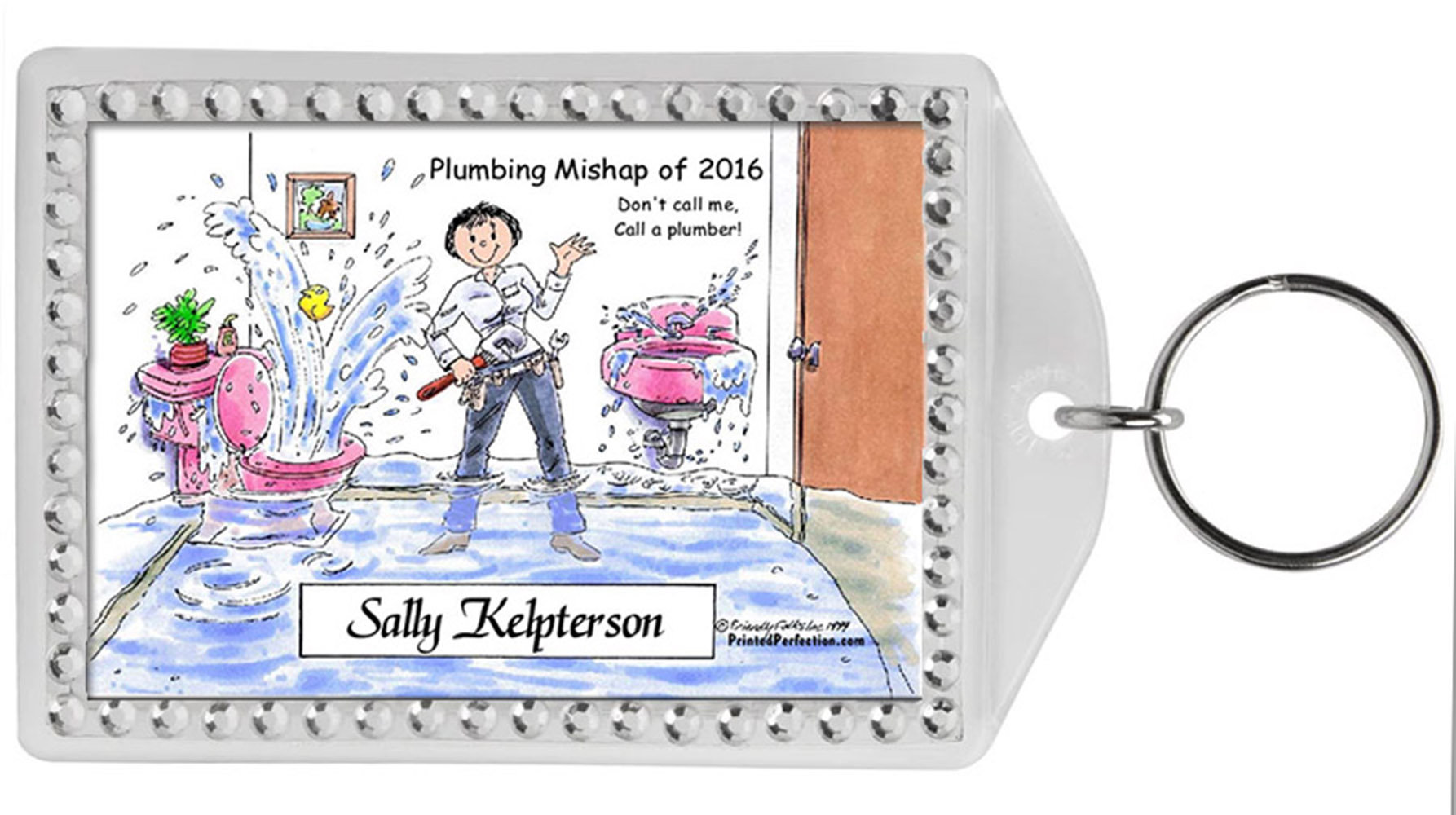 Printed Perfection Personalized Friendly Folks Plumber - Female ...