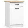 Akord The kitchen base cabinet is white Base Unit | Wayfair.co.uk