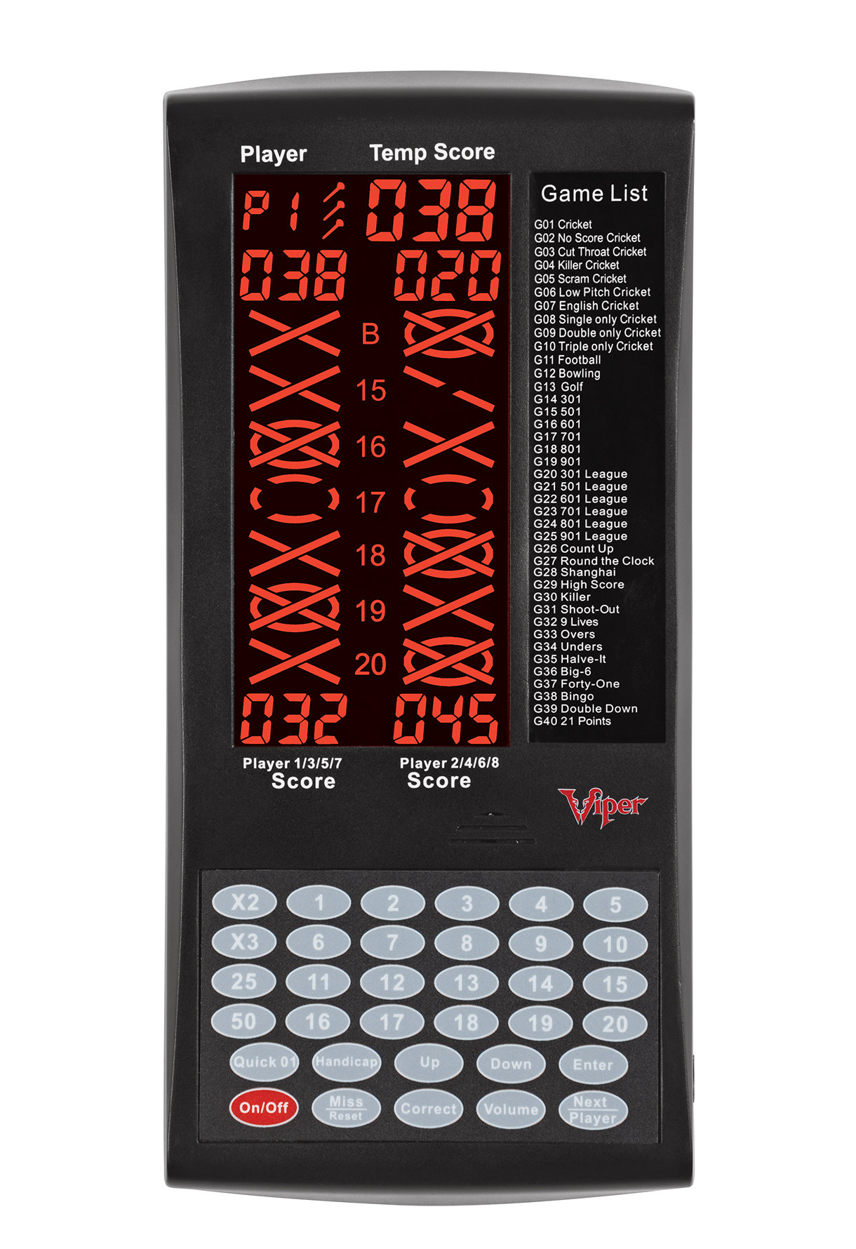 Viper ProScore Dart Electronic Dart Scoreboard "& Reviews" - Wayfair Canada