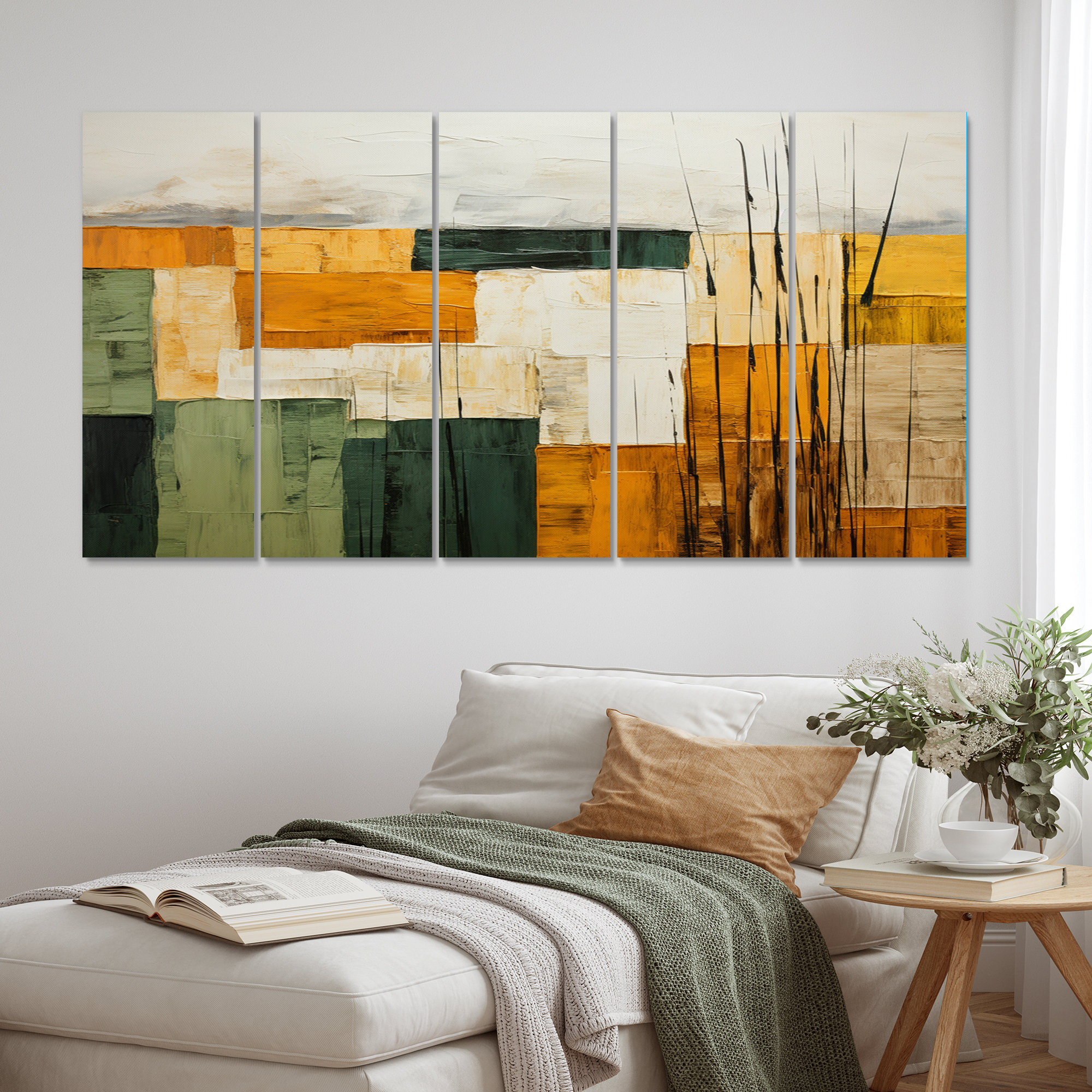 DesignArt Cubism Geometric Plains I - Cubism Metal Art Print Set | Wayfair