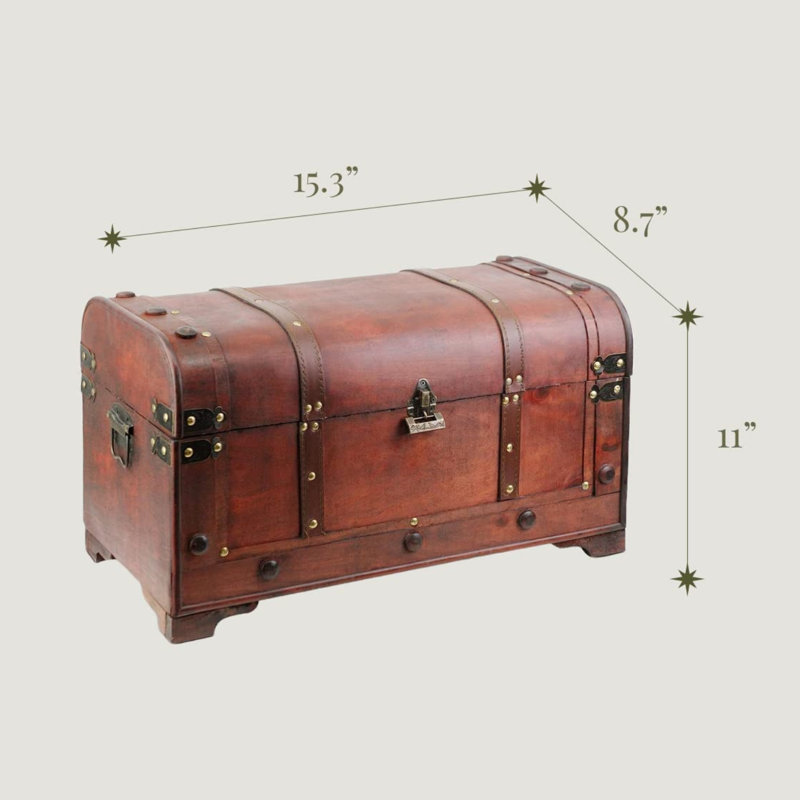 Longshore Tides Pirate Treasure Chest Storage Box | Wayfair