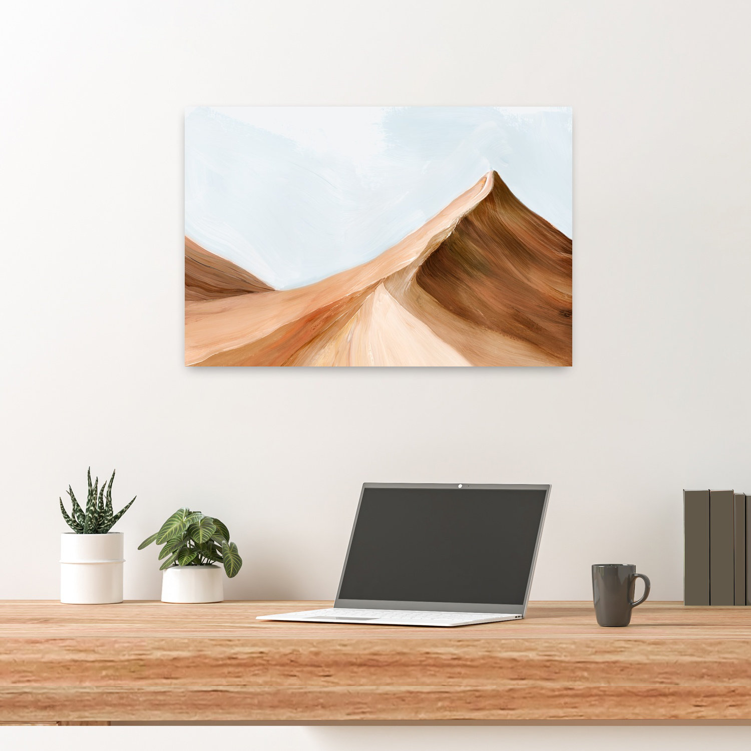 Latitude Run® Arizona Desert II Abstract Serene Contemporary Landscape ...