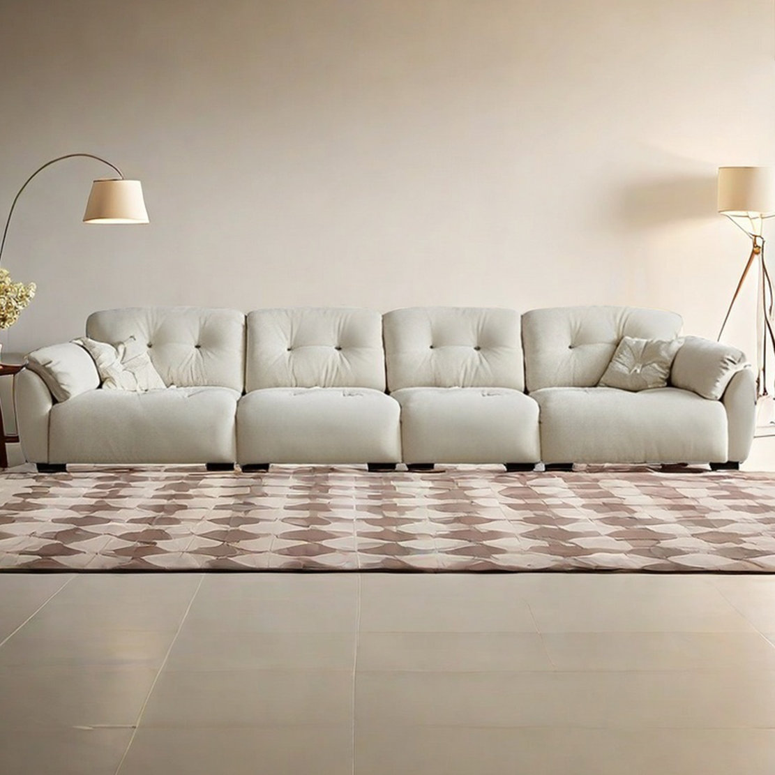 HarmonyFurns Ultra deep sitting wide movable back cloud sofa | Wayfair