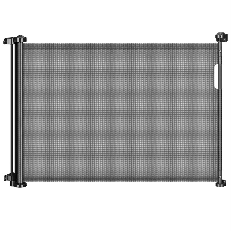 Tucker Murphy Pet™ Cyrgalis Wall Mounted Pet Gate Retractable Mesh Baby ...