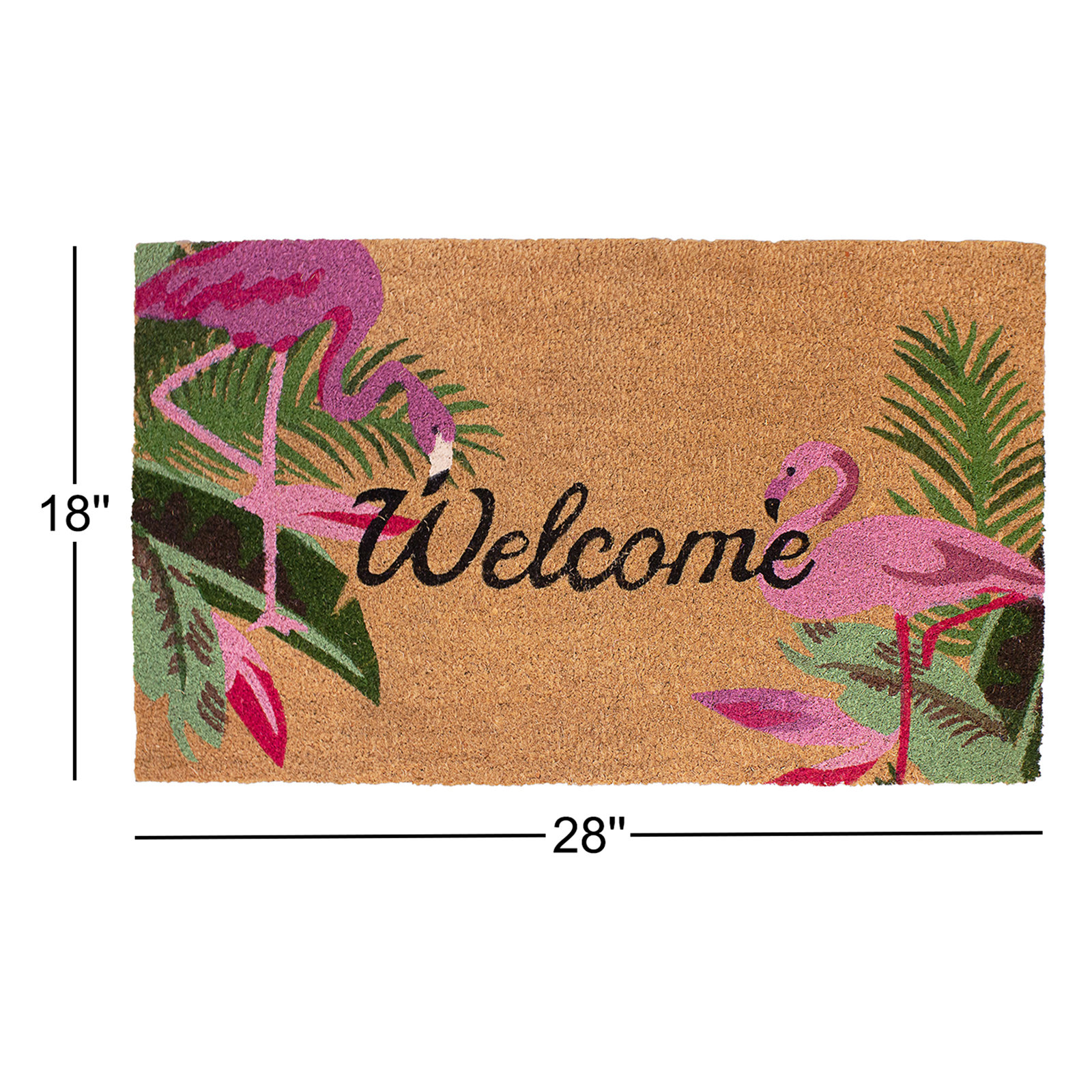 Bay Isle Home™ Cular Printed 28 in. x 18 in. Non-Slip Outdoor Door Mat ...