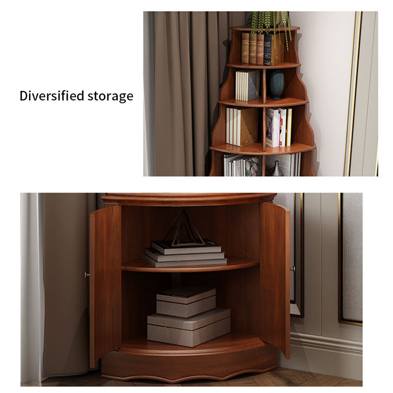 Parttlion American corner solid wood bookcase | Wayfair