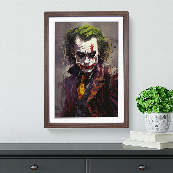 Big Box Art XYZ-FRM-V1223-3909 Joker Informel - Single Picture Frame ...