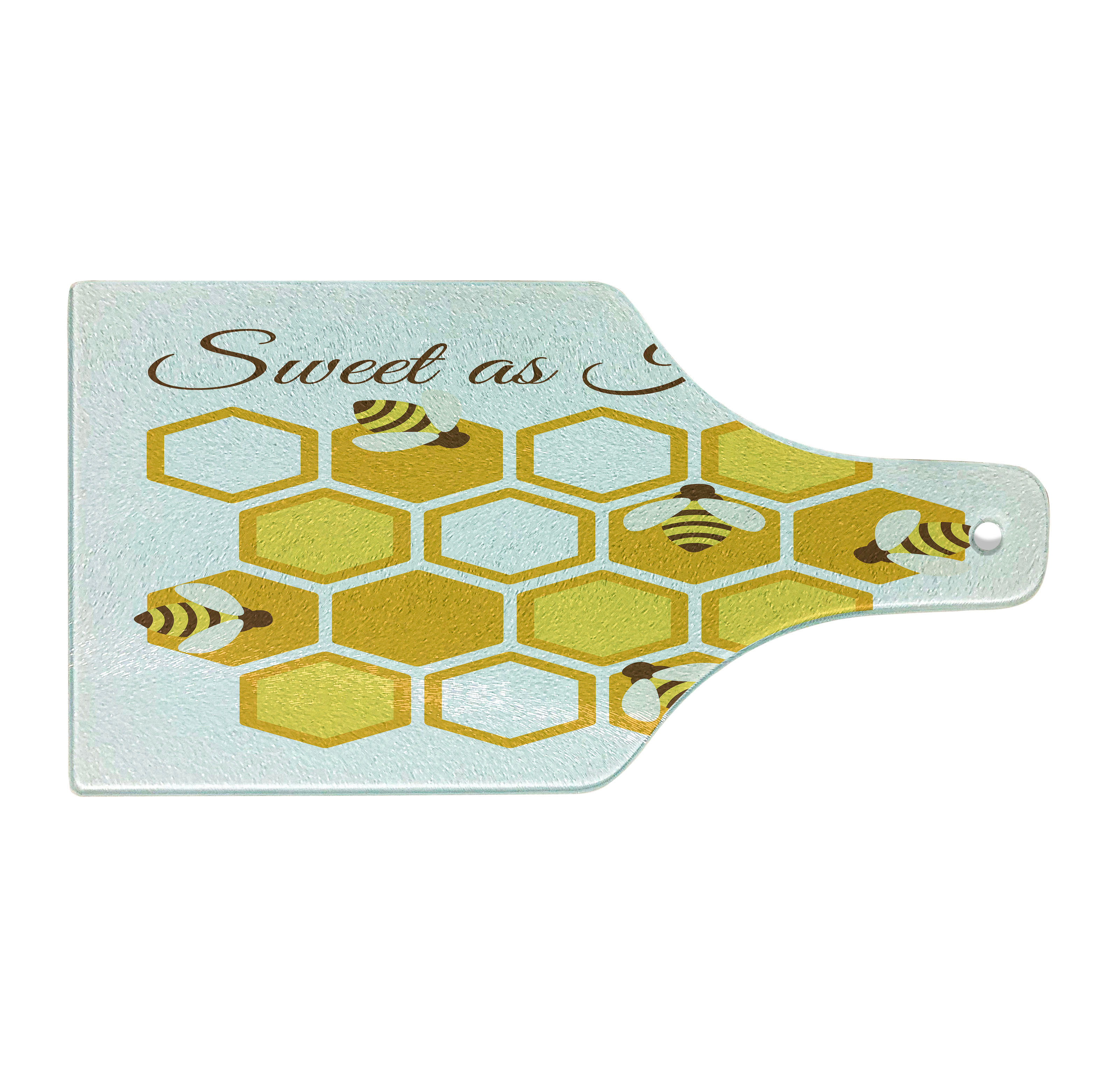 East Urban Home Glass Honey Bee Cutting Board | Wayfair