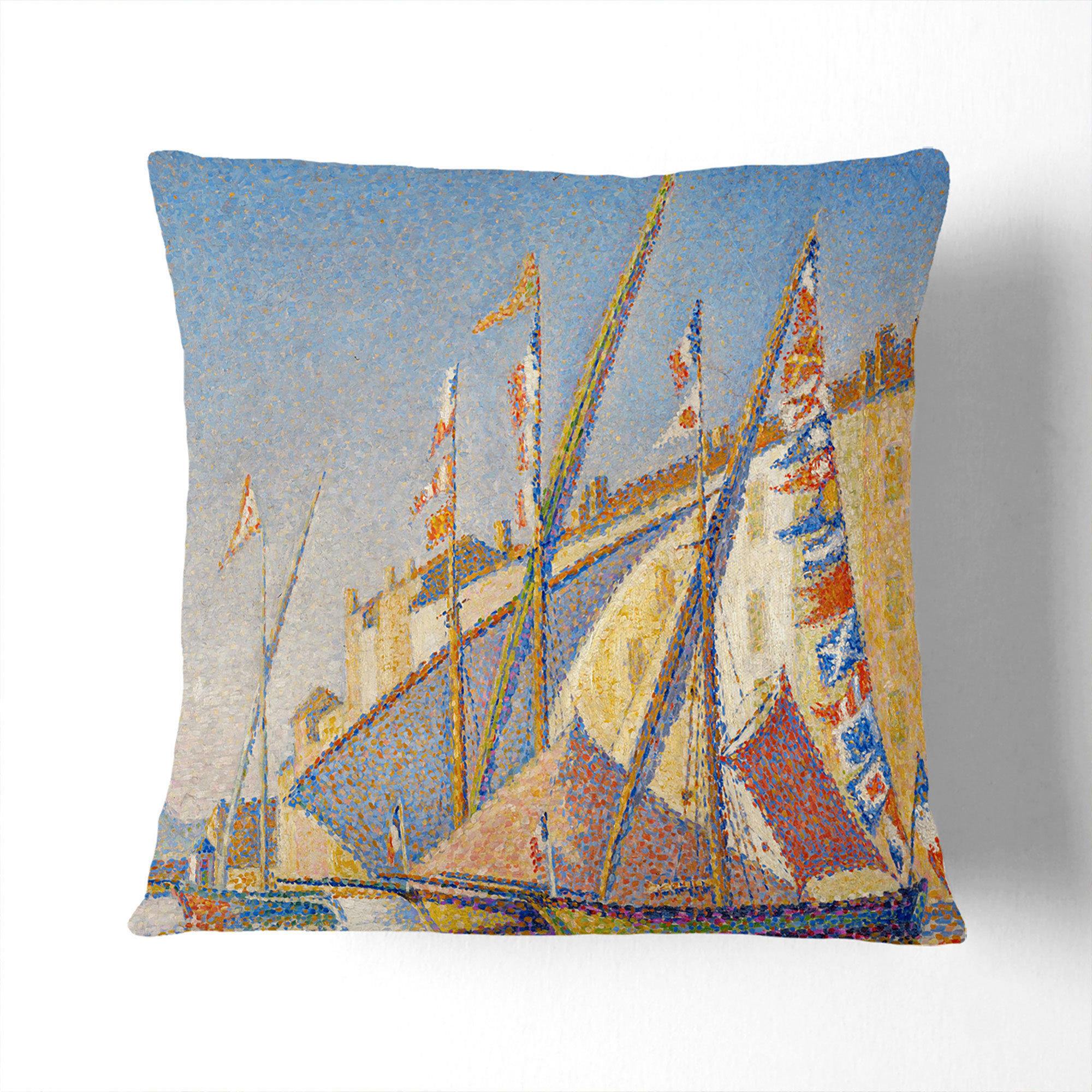 East Urban Home Boats with Flags Scatter Cushion with Filling | Wayfair ...