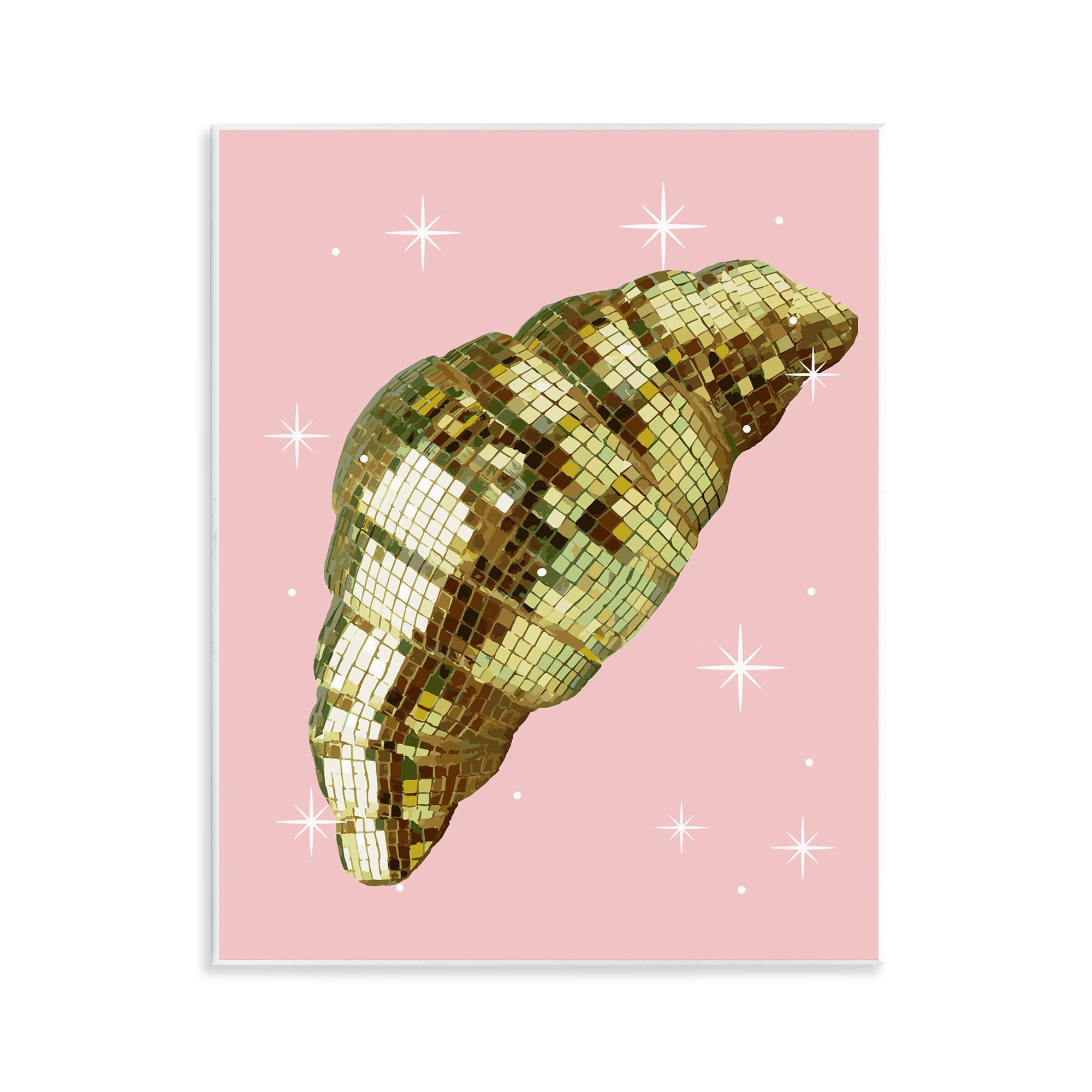 Mercer41 Luminous Disco Croissant Wall Plaque, design by Lil' Rue | Wayfair