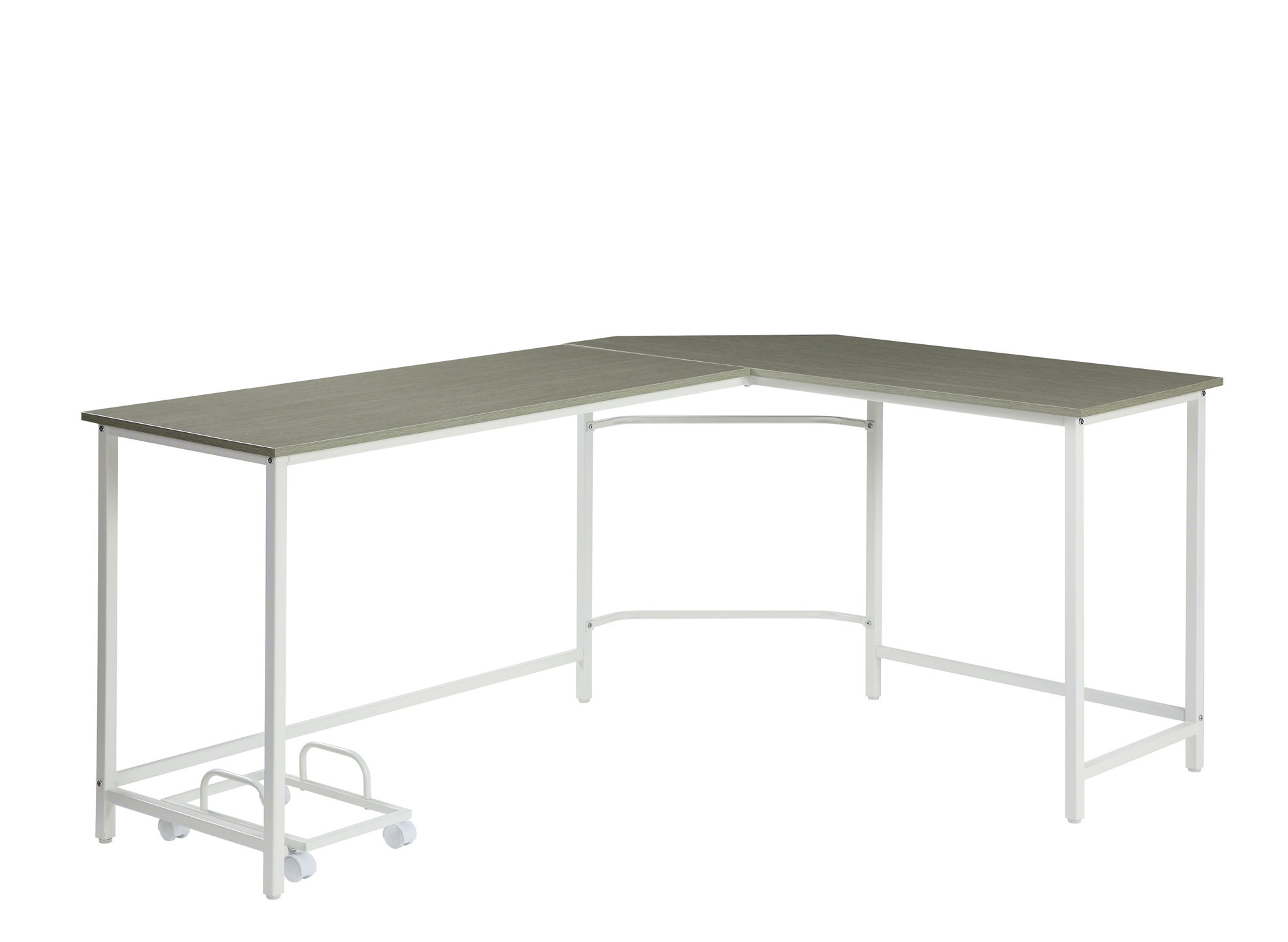 Wrought Studio™ Versatile L-Shaped Computer Desk for Efficient Work and ...