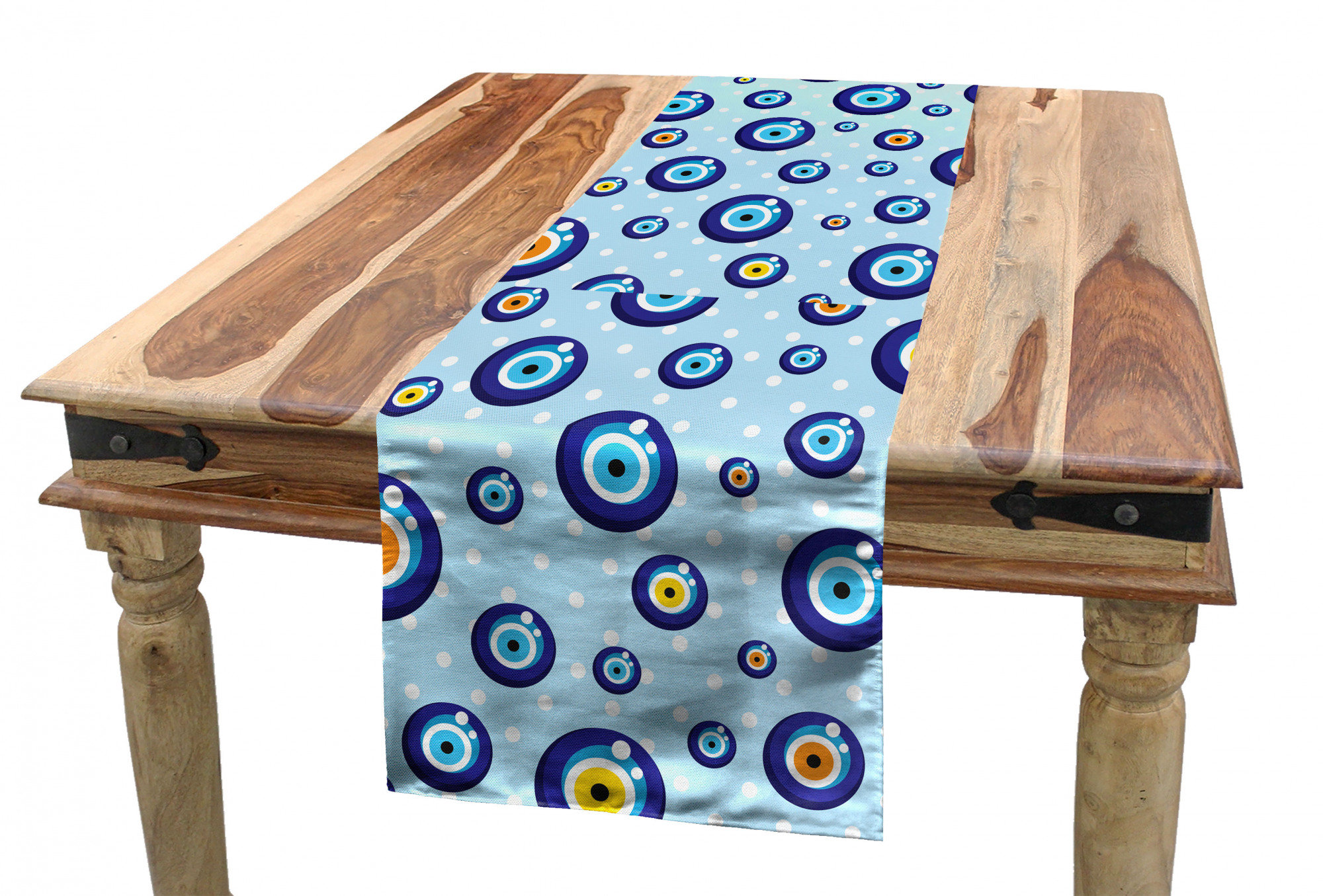 East Urban Home Evil Eye Table Runner | Wayfair