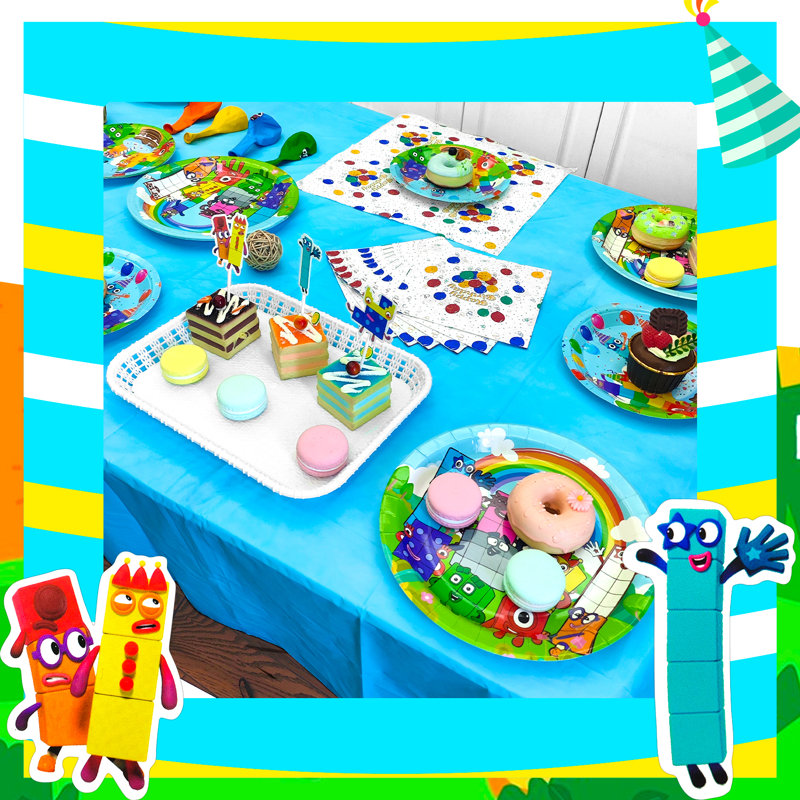 The Party Aisle™ 112pcs Number Blocks Birthday Decorations，Number ...