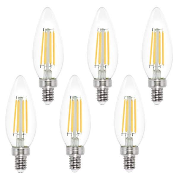Candex Lighting 4 Watt (40 Watt Equivalent), B11 LED, Dimmable Light ...