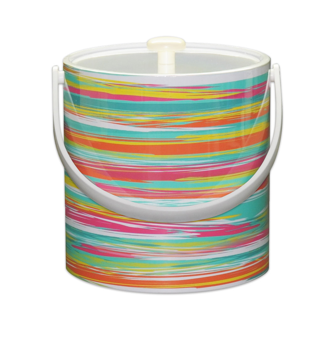 Mr Ice Bucket Stripes Ice Bucket | Wayfair