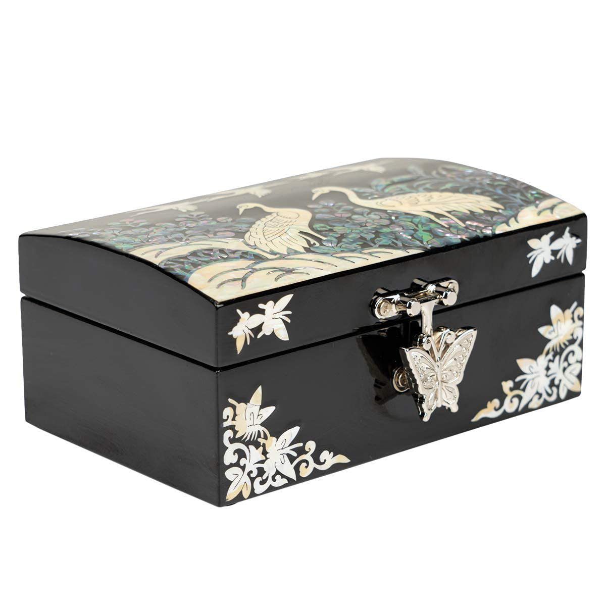 World Menagerie Pearl Small Jewellery Box - Unique Gifts Wooden Box ...