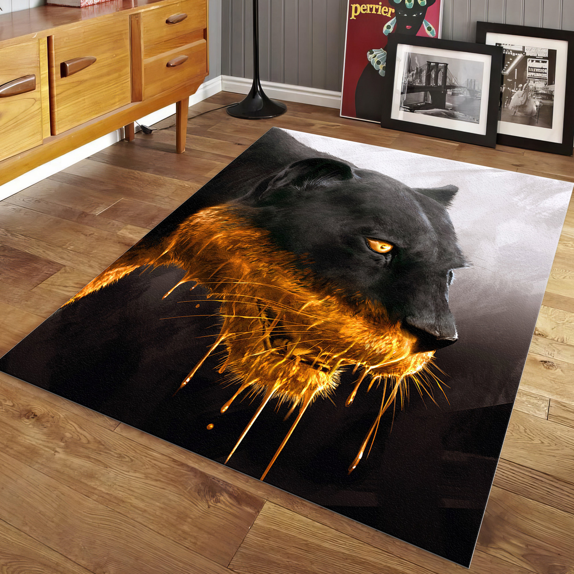 Latitude Run® Exquisite Soft Pile Rug with Unique Abstract Print in ...