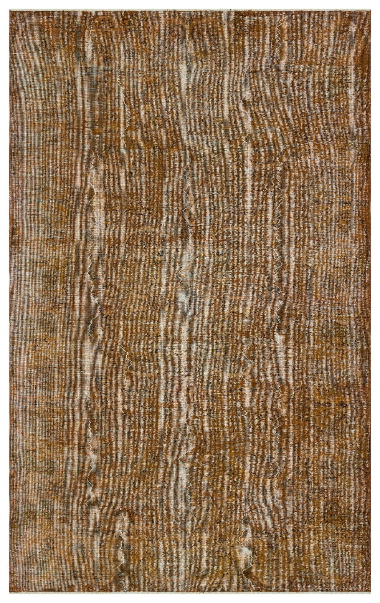 Bungalow Rose Wolfe Atina Brown Vintage Wool Handmade Area Rug | Wayfair