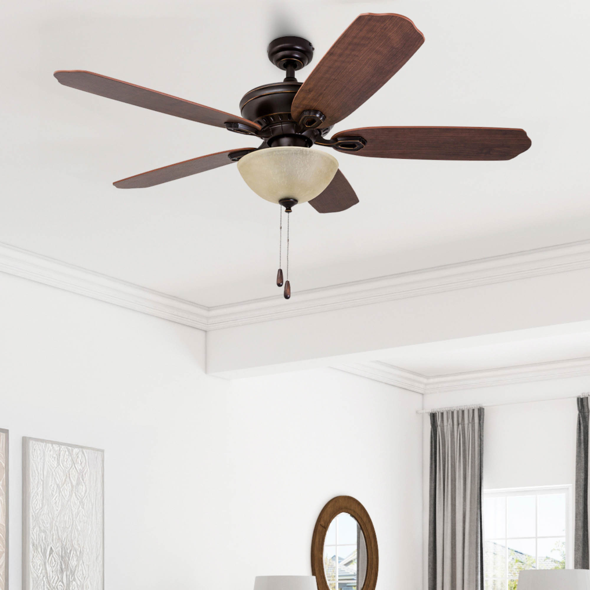 Andover Mills Auden 52'' Ceiling Fan with LED Light & Reviews - Wayfair ...