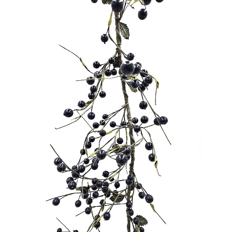 Primrue 5' Berry Garlands - Set of 4 - Blue | Wayfair