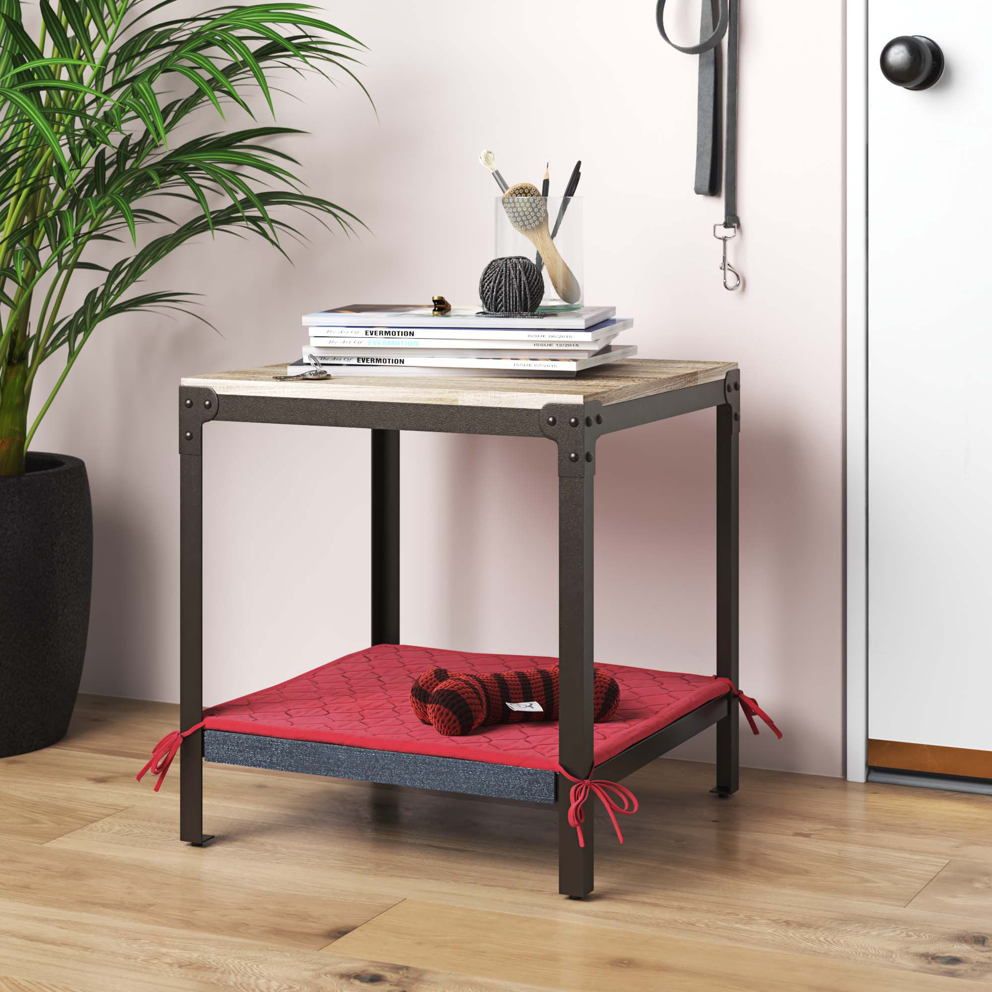 Hokku Designs Meela 4 Legs End Table with Storage - Wayfair Canada
