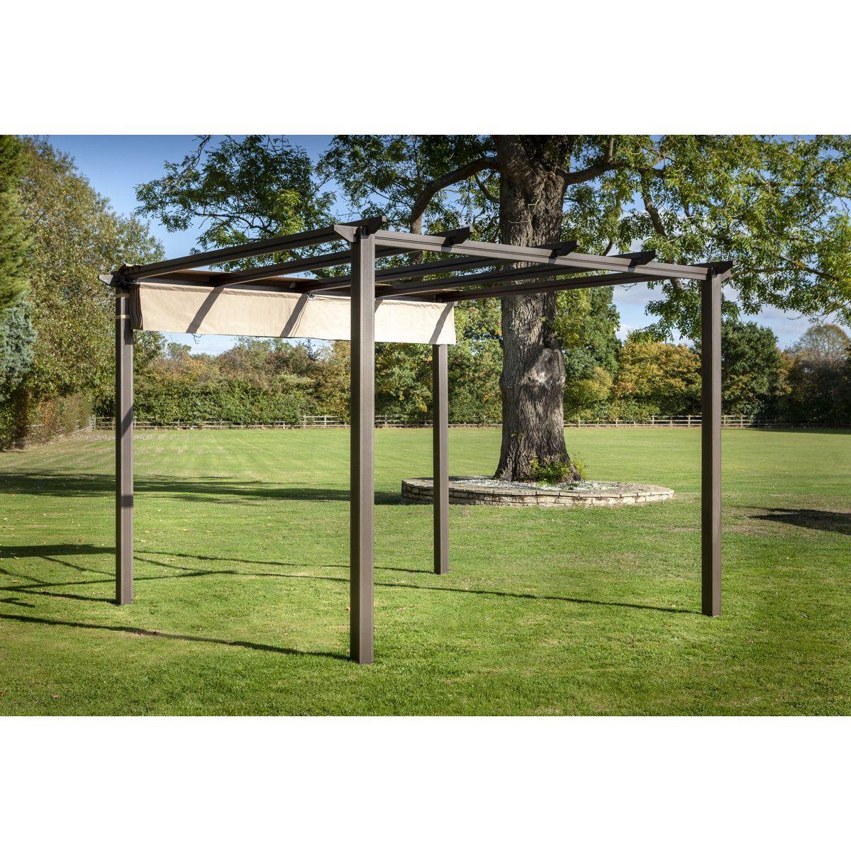 Hartman Roma 3m x 3m Aluminum Pergola & Reviews | Wayfair.co.uk